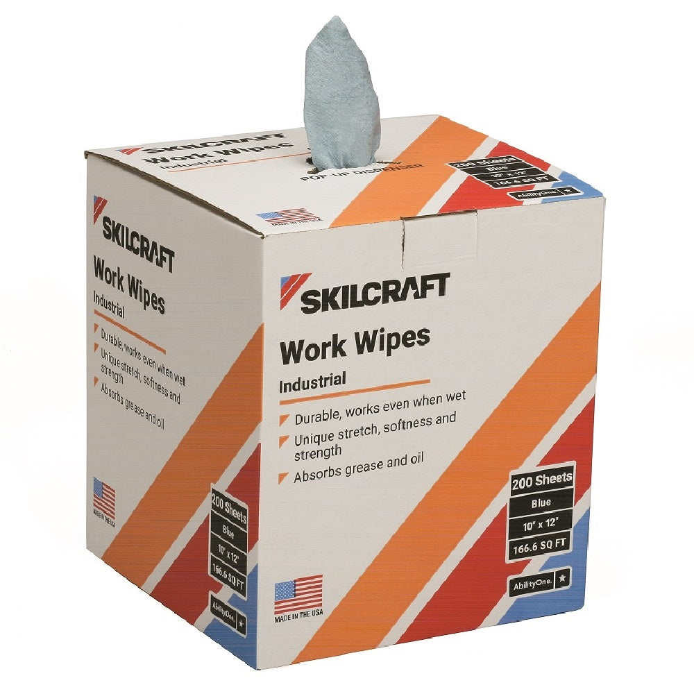 SKILCRAFT Industrial Work Wipes 10 In x 12 In • 7920-01-684-9744