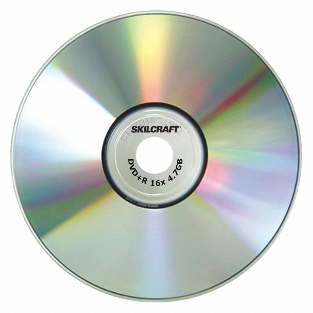 SKILCRAFT Media Disk CD-R 52× 100 Pack • NSN 7045-01-515-5375 / 704501