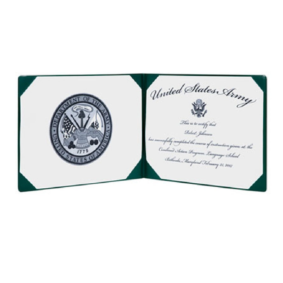 7510-00-755-7077 / 7510007557077 Army Award Certificate Binder