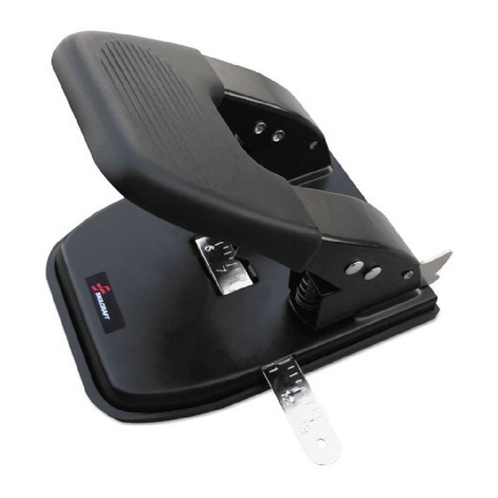 HEAVY-DUTY 2-HOLE PUNCH, 30 SHEET CAPACITY - BLACK EA