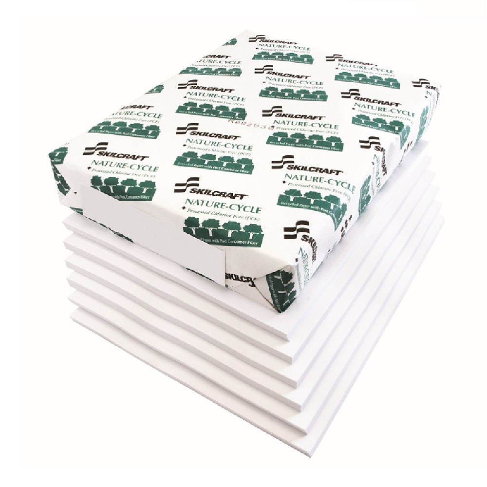 SKILCRAFT Bond Copy Paper 20 lb White 8-1/2 x 11